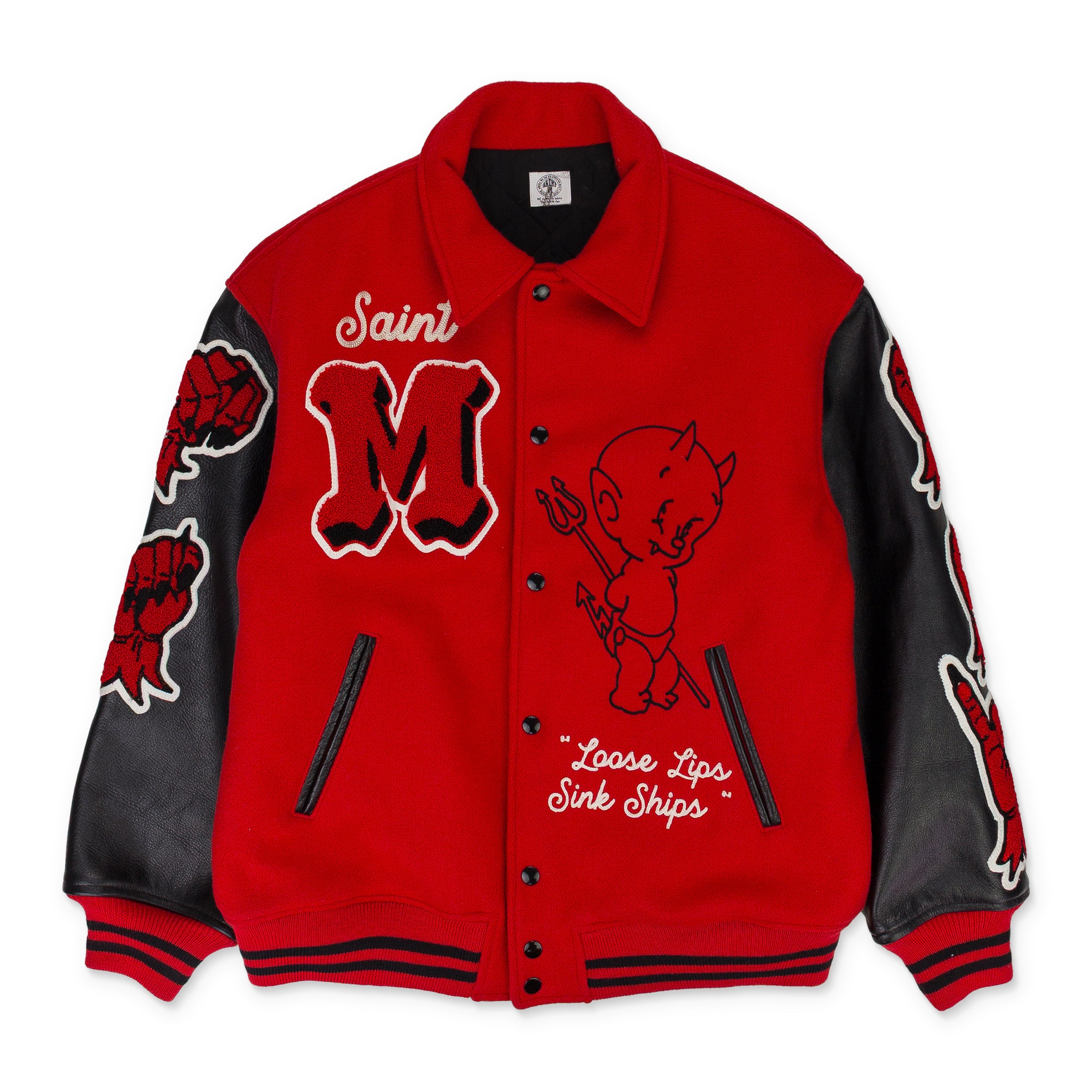 RED DEVIL VARSITY JACKET – Scarce